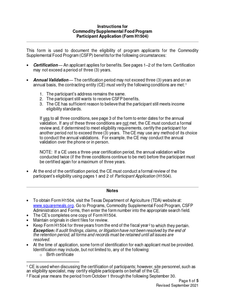 H1504 Participant Application - I - V800 - 210930 | PDF | Race And ...
