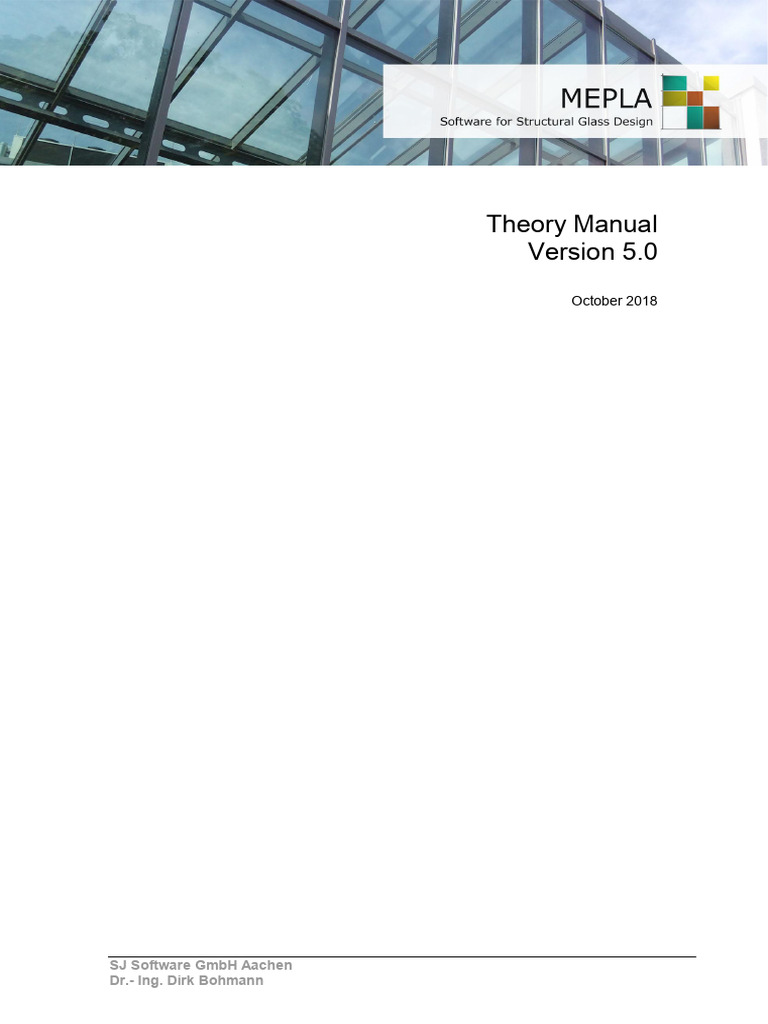 SJ Mepla Manual Theory Eng | PDF | Stress (Mechanics) | Stiffness