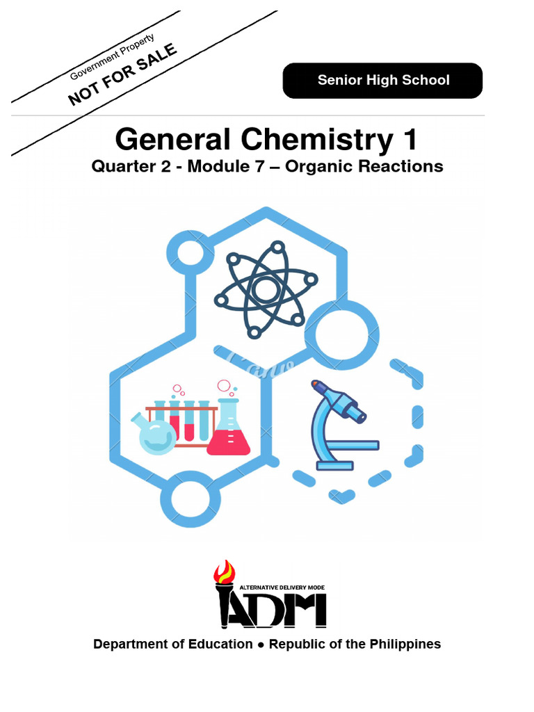 GeneralChemistry1 - Q2 - Module-7 - Organic Reactions - v5 | PDF ...