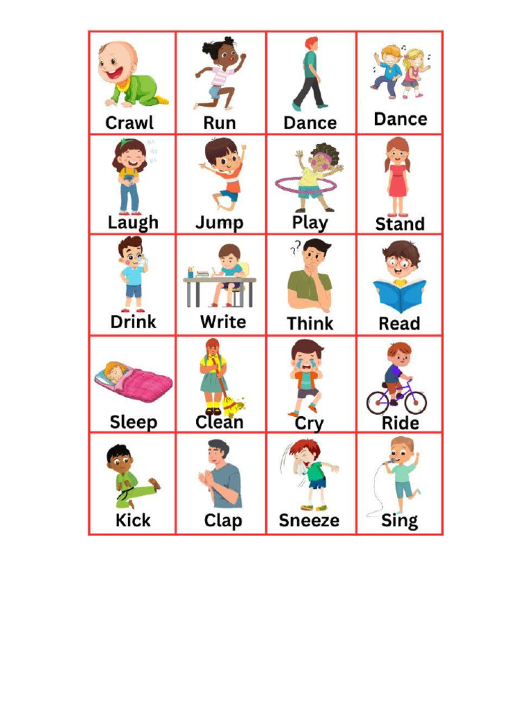 Action Words | PDF