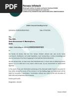 MRP Declaration Oem Letter Head PDF | PDF | Business