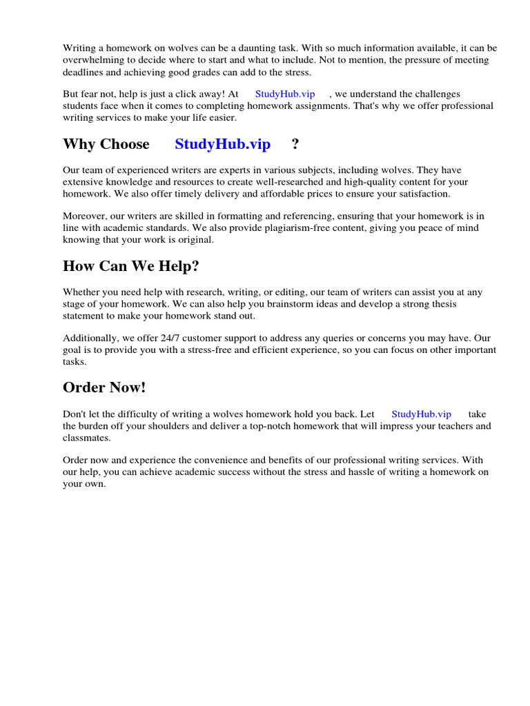 Wolves Homework | PDF | Pack (Canine) | Coyote