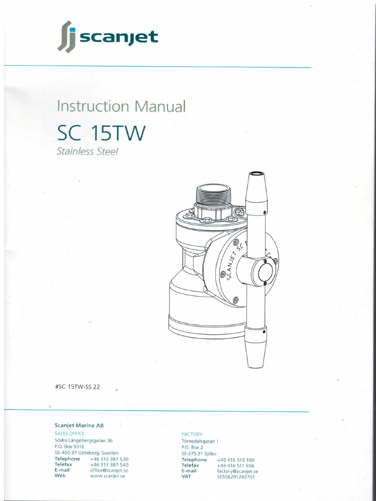15-ScanJet SC 15TW Instruction Manual | PDF | Technology & Engineering