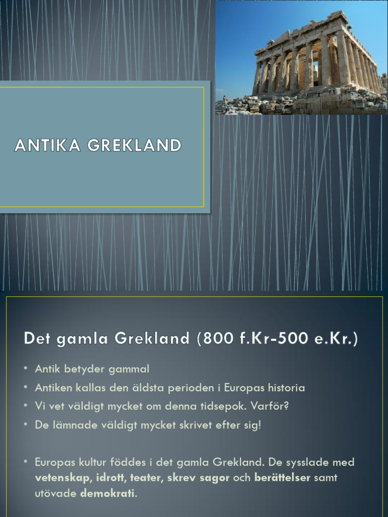 Antiken Grekland | PDF