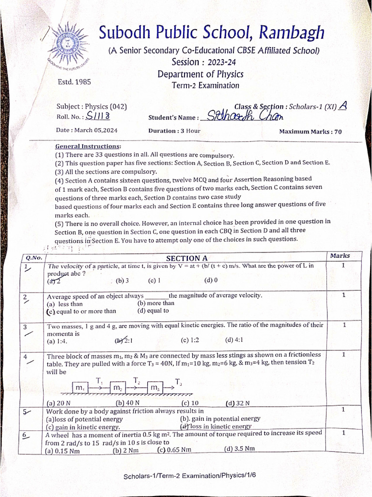 Subodh Physics | PDF