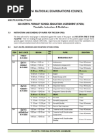 2025 Revised Kjsea Timetable | PDF