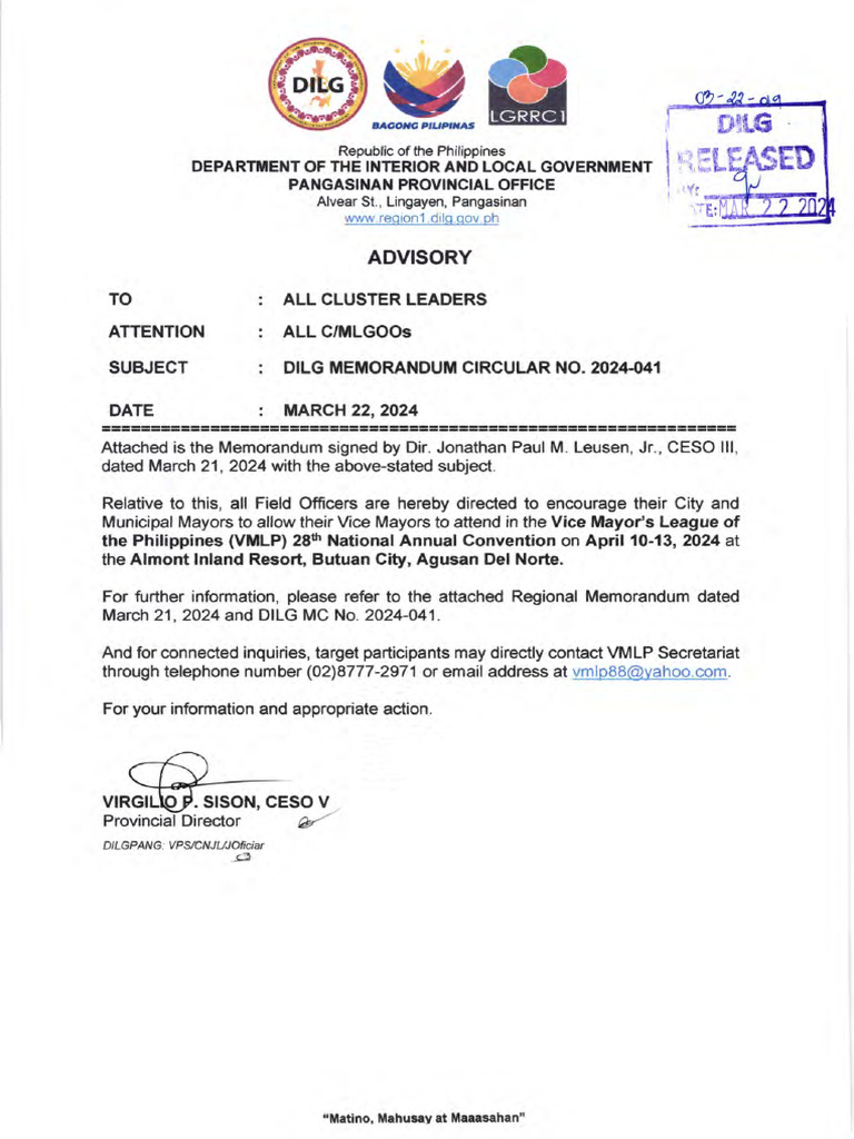 Dilg Memorandum Circular No. 2024-041 | Download Free PDF | Government