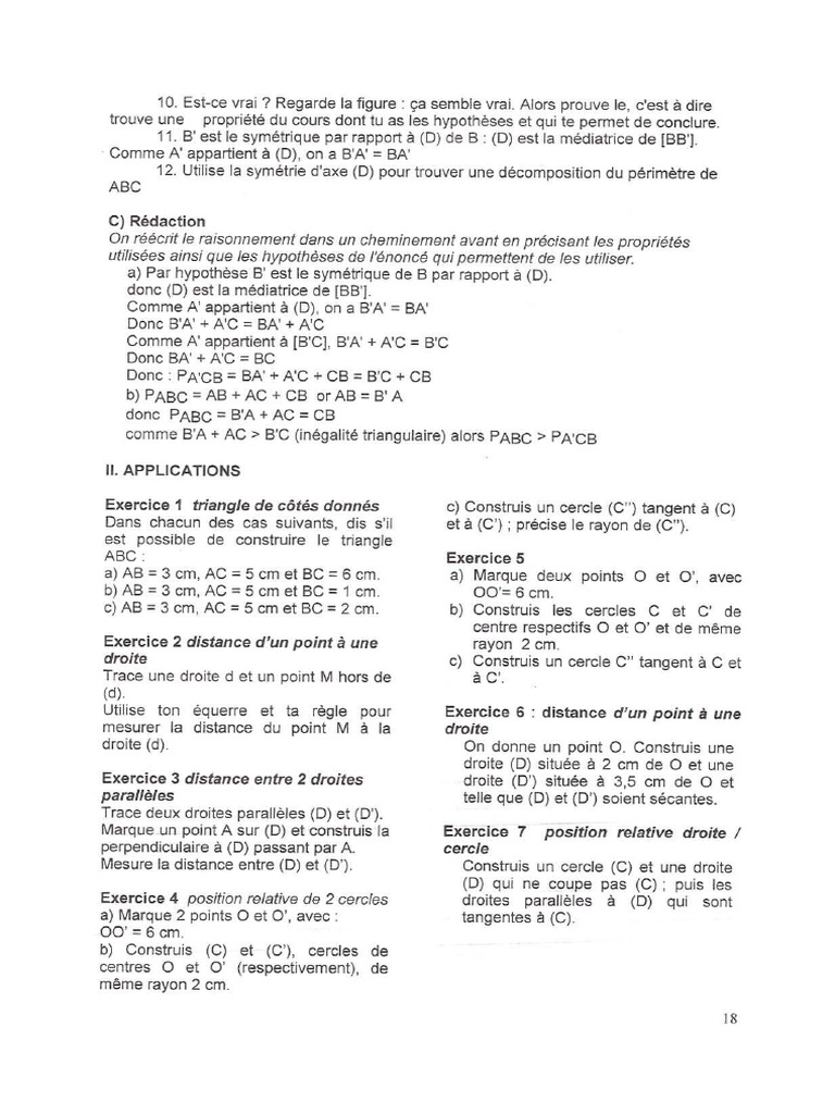 Ch1 Distance Maths 4e.exos | PDF