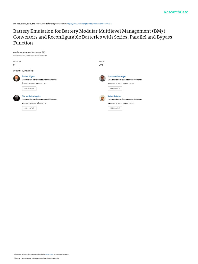 Battery Emulator-1 | PDF | Power Inverter | Electrical Engineering