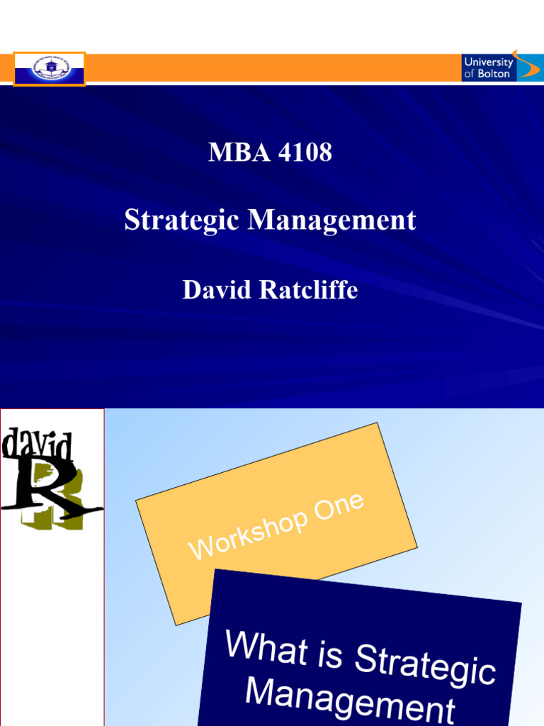 E - Intro - Overview - Strategic Management | PDF | Strategic ... E - Intro - Overview - Strategic Management | PDF | Strategic ...