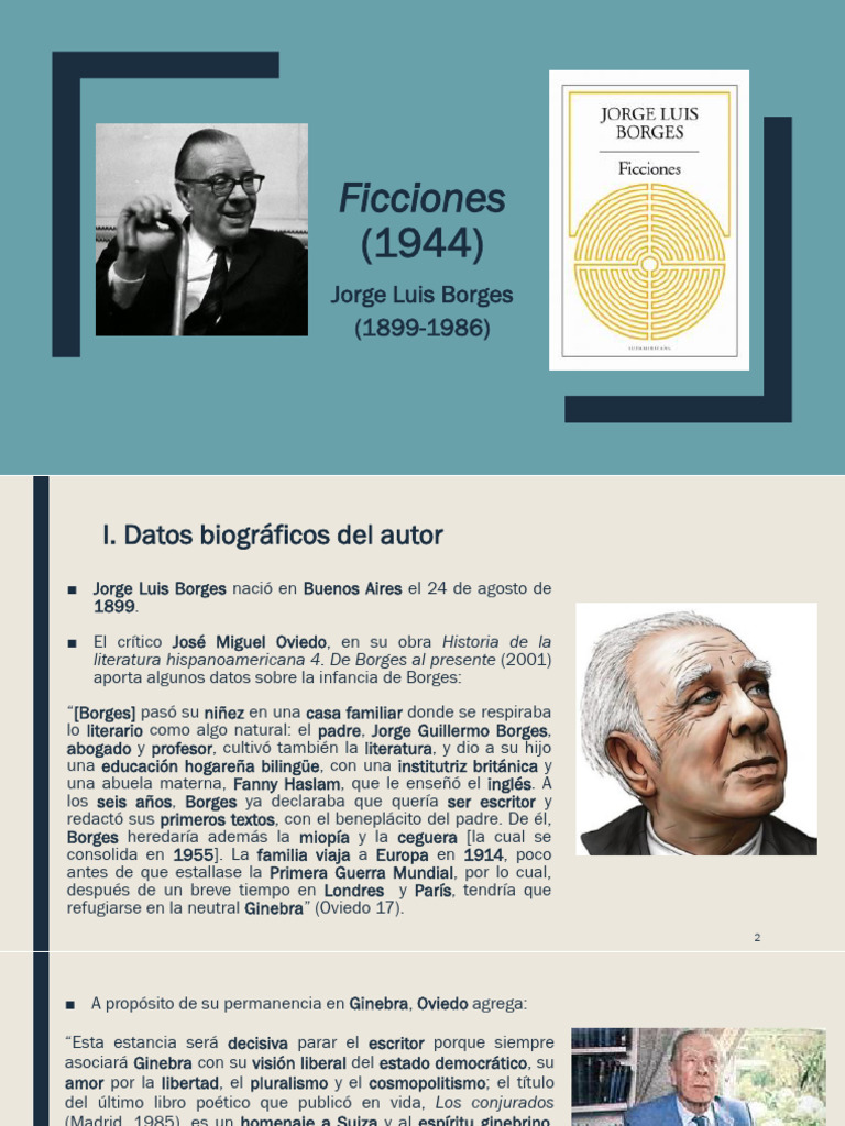 Ficciones, Jorge Luis Borges. 11th | PDF
