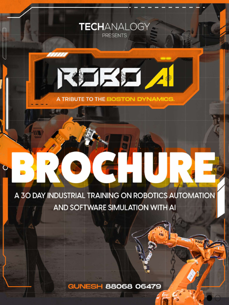 RoboAI Brochure - Ee8e02e4a1fcfc3d9300 | PDF