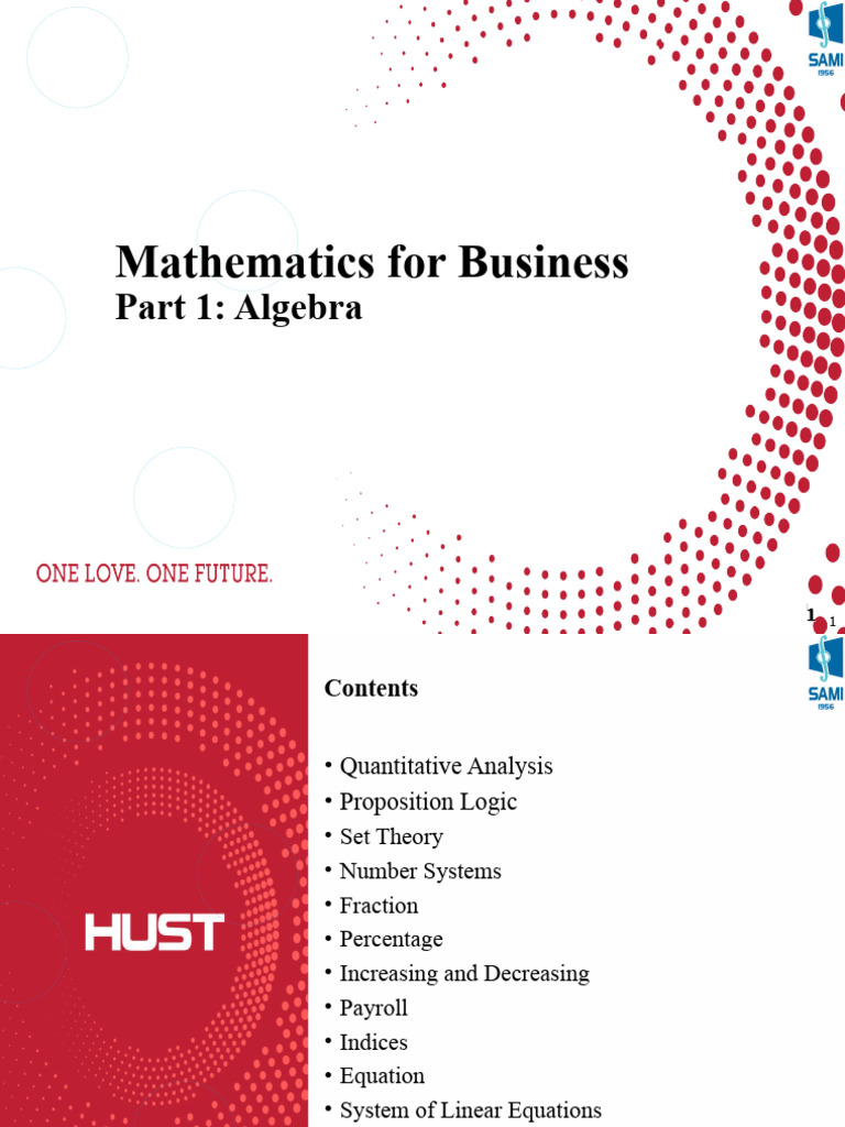Maba1-Algebra 27.7m | PDF | Index (Economics) | Economic Equilibrium