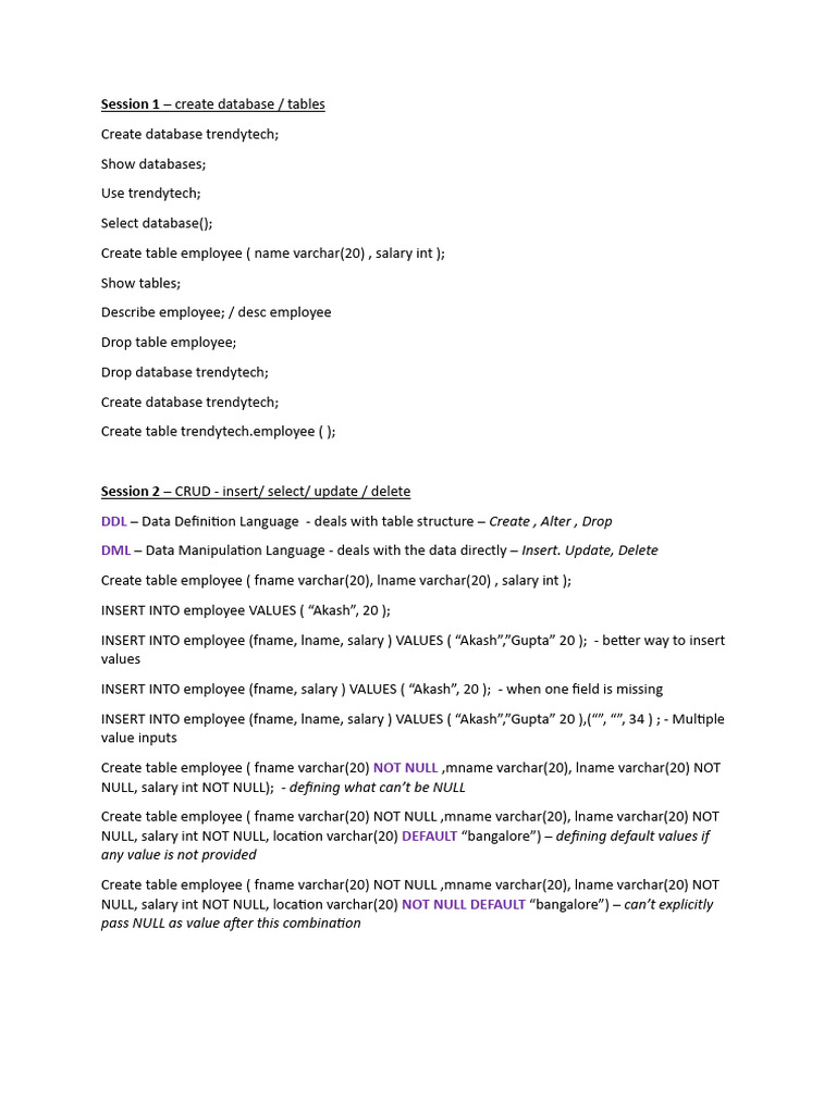 SQL Practice | PDF | Information Technology Management | Data Model
