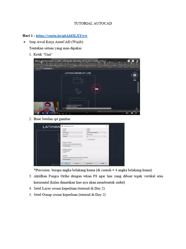 Panduan Dasar AutoCAD Pemula | PDF