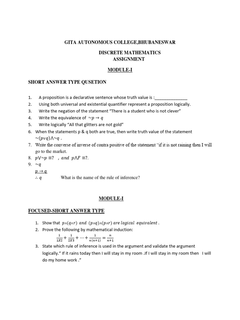 DM_Assignment-I | PDF