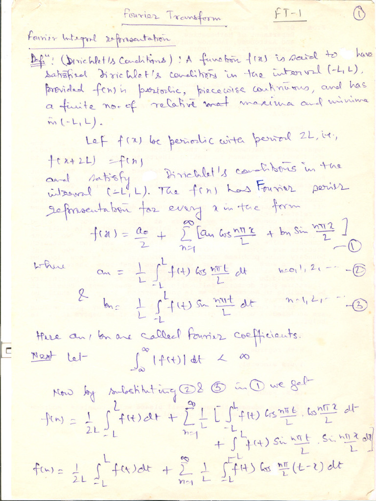Fourier Transform | PDF