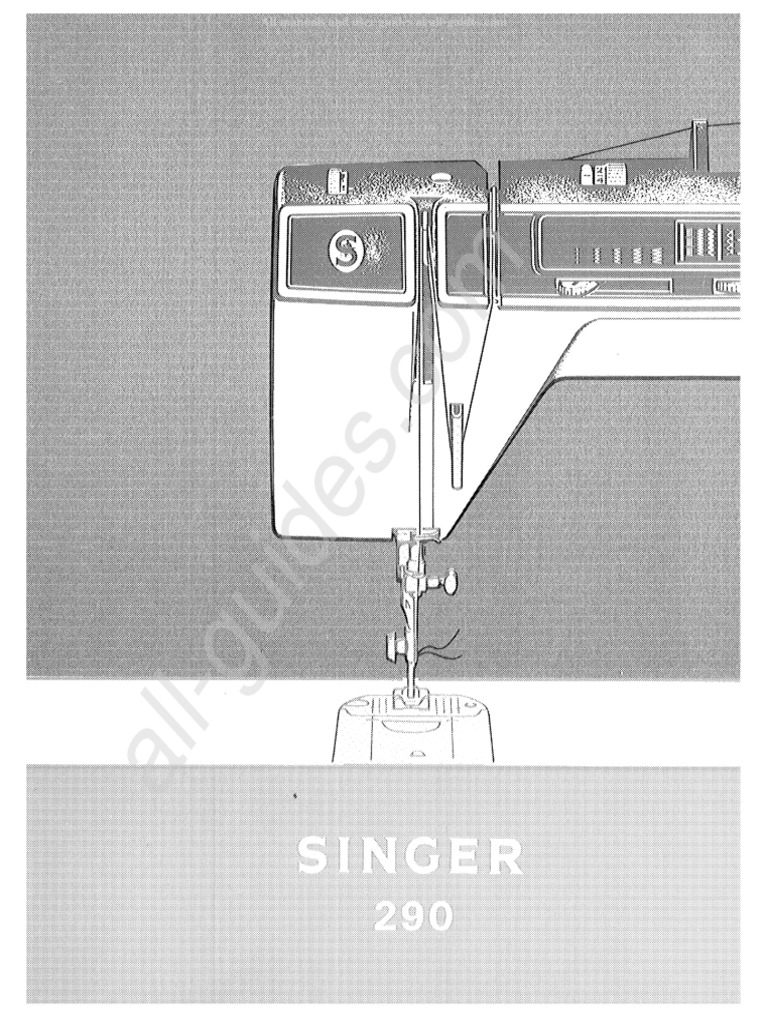 Singer 290 Sewing Machine Instruction Manual | PDF