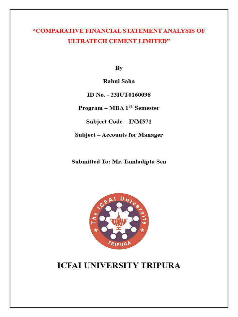 MBA Financial Analysis Report | PDF | Equity (Finance) | Expense