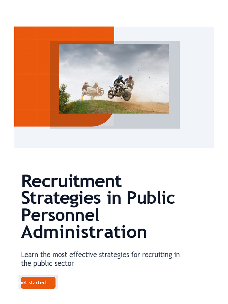 Recruitment Strategies in Public Personnel Administration | PDF ...