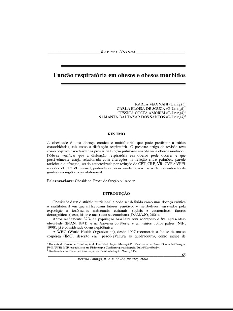 Admin, Gerente Da Revista, 09 Artigo 07 | PDF | Obesidade | Medicina Clínica