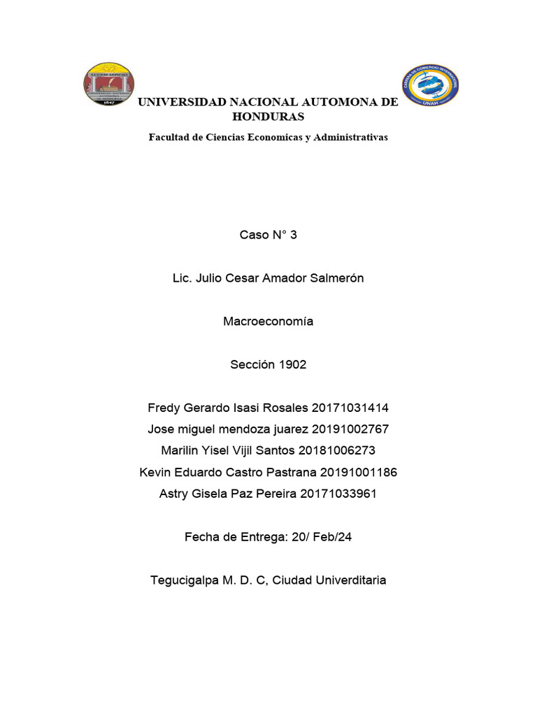 Grupo N°5 - Caso N°3 | PDF