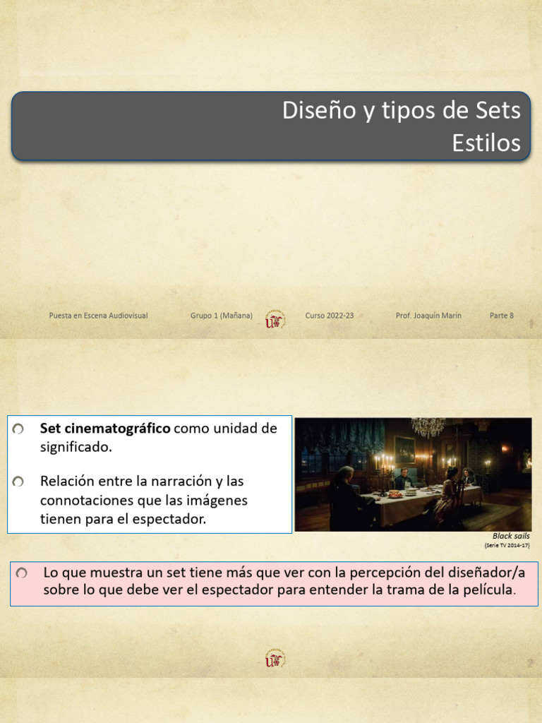 P8 (Tipos de Sets) | PDF | Narración | Diseño