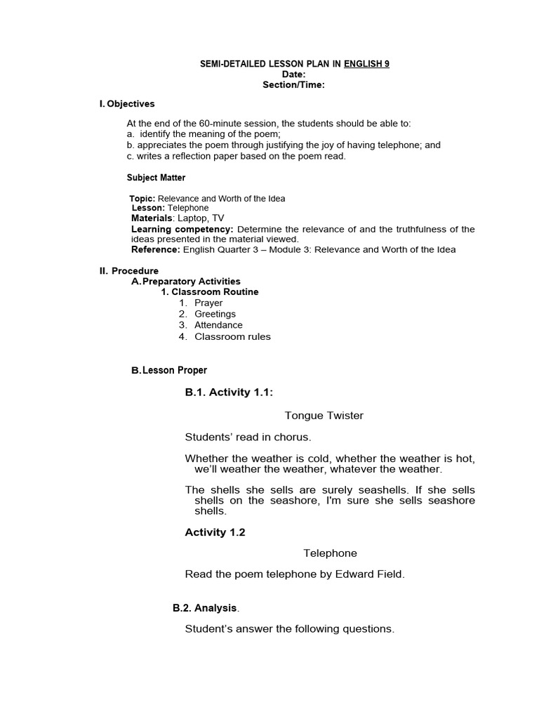 Grade 9 | PDF | Cognition