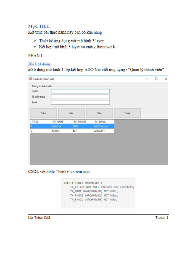 Ví D Mô Hình 3 L P 01 | PDF