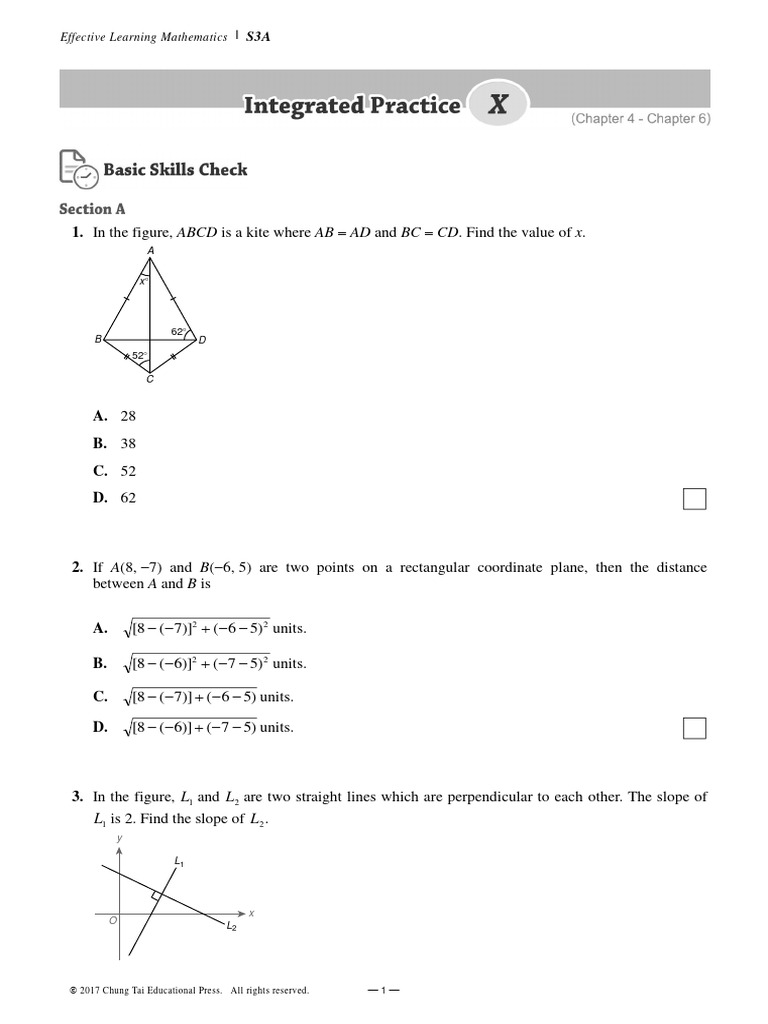 Maths Revision 2 | PDF | Rectangle | Triangle