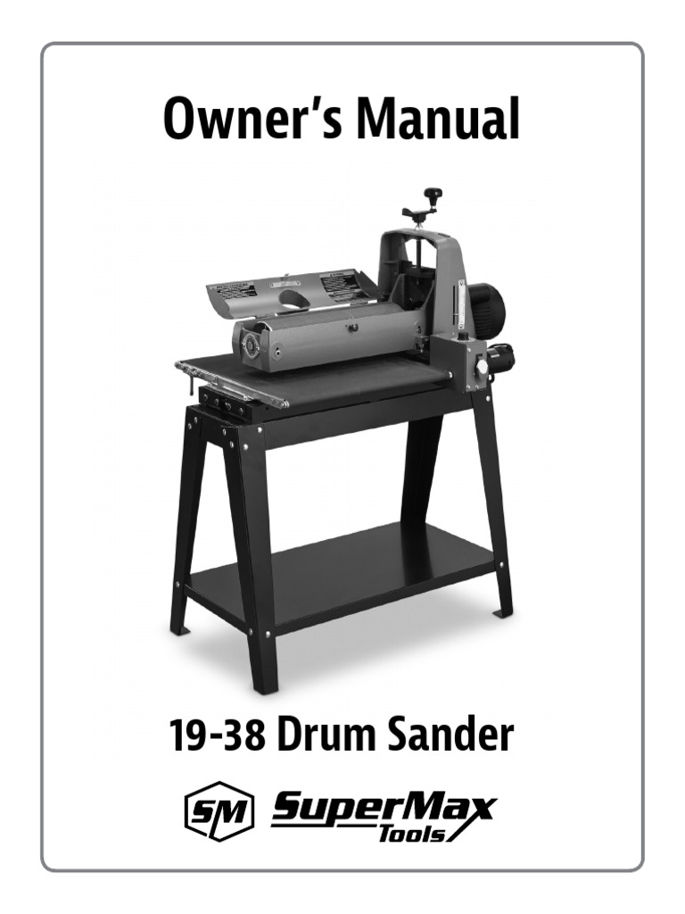 19 38 Drum Sander DIGITAL | PDF | Belt (Mechanical) | Screw