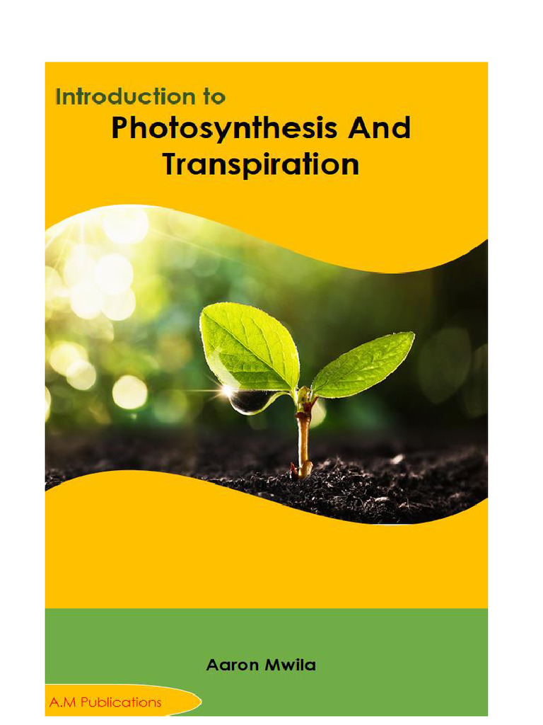Understanding Photosynthesis and Transpiration | PDF | Photosynthesis ...