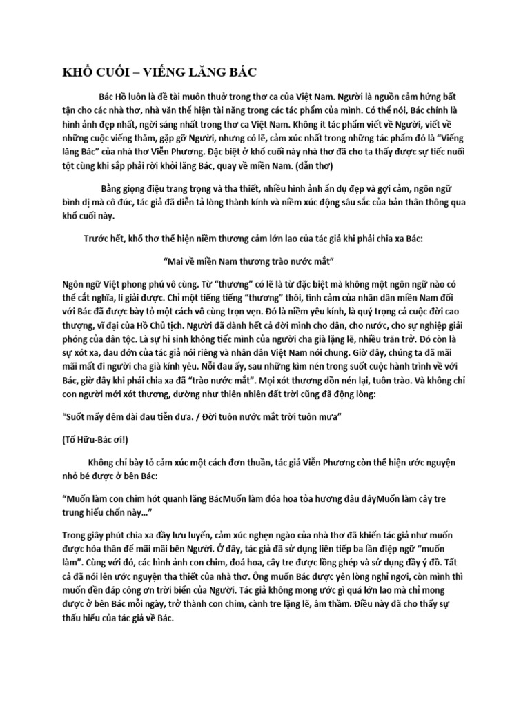 khổ cuối vlb | PDF