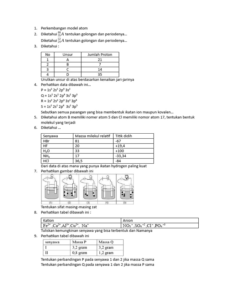 Kisi-Kisi Soal | PDF | Metode & Bahan Ajar | Teknologi & Rekayasa