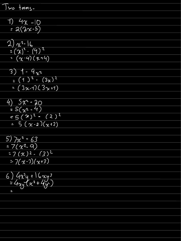 Factor Ization | PDF