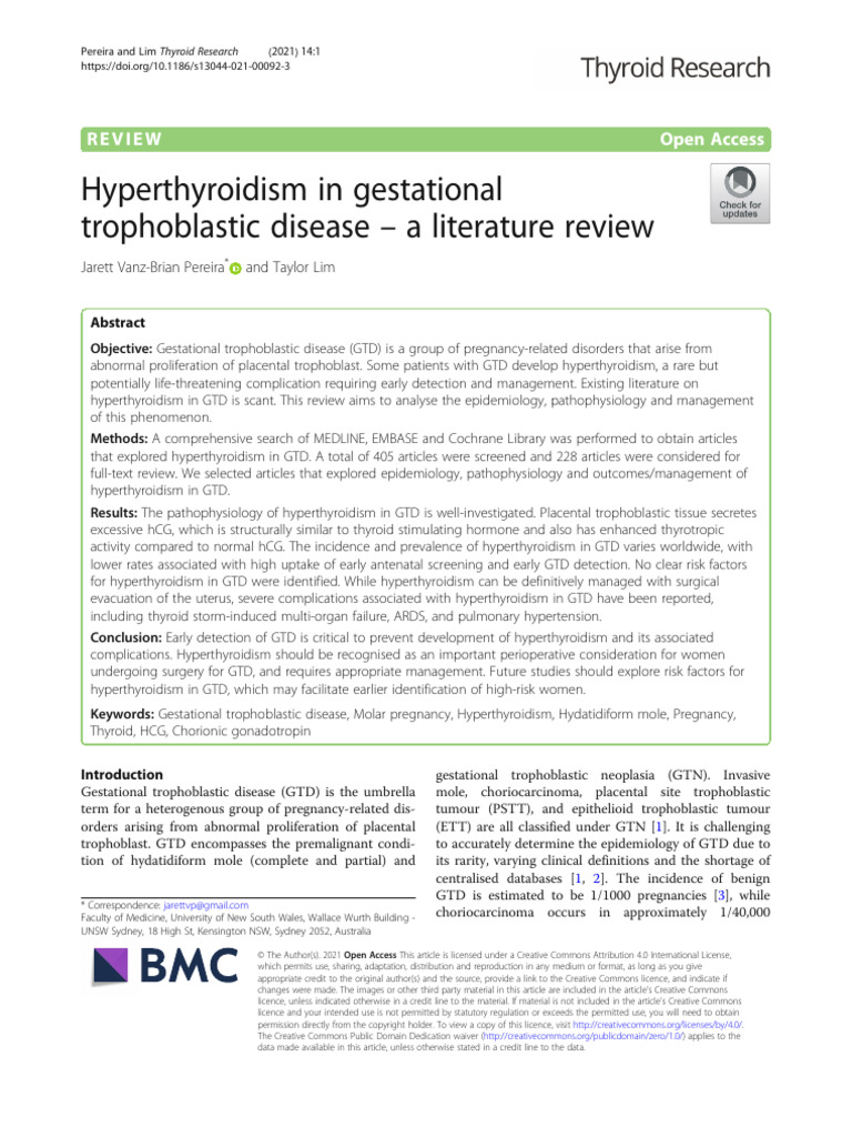 2021 Article 92 | PDF | Hyperthyroidism | Thyroid Stimulating Hormone