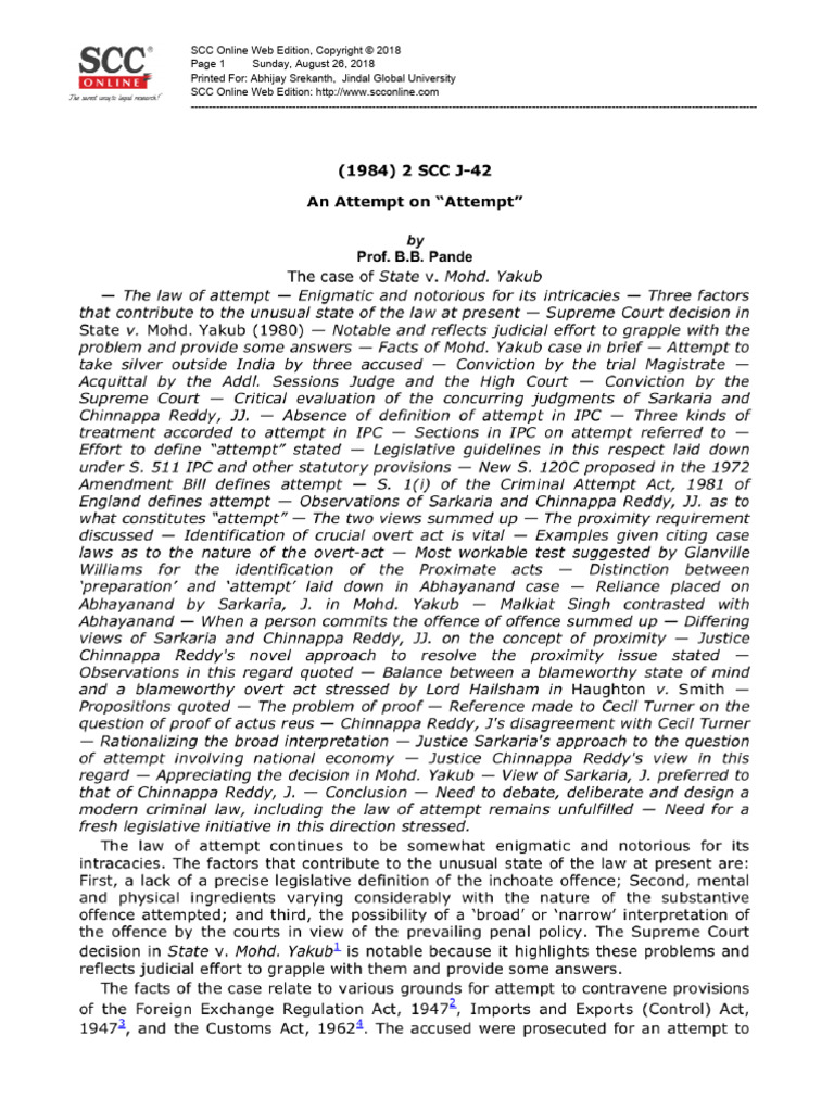 An Attempt On Attempt | PDF | Freedom Of Expression Law | Copyright Law