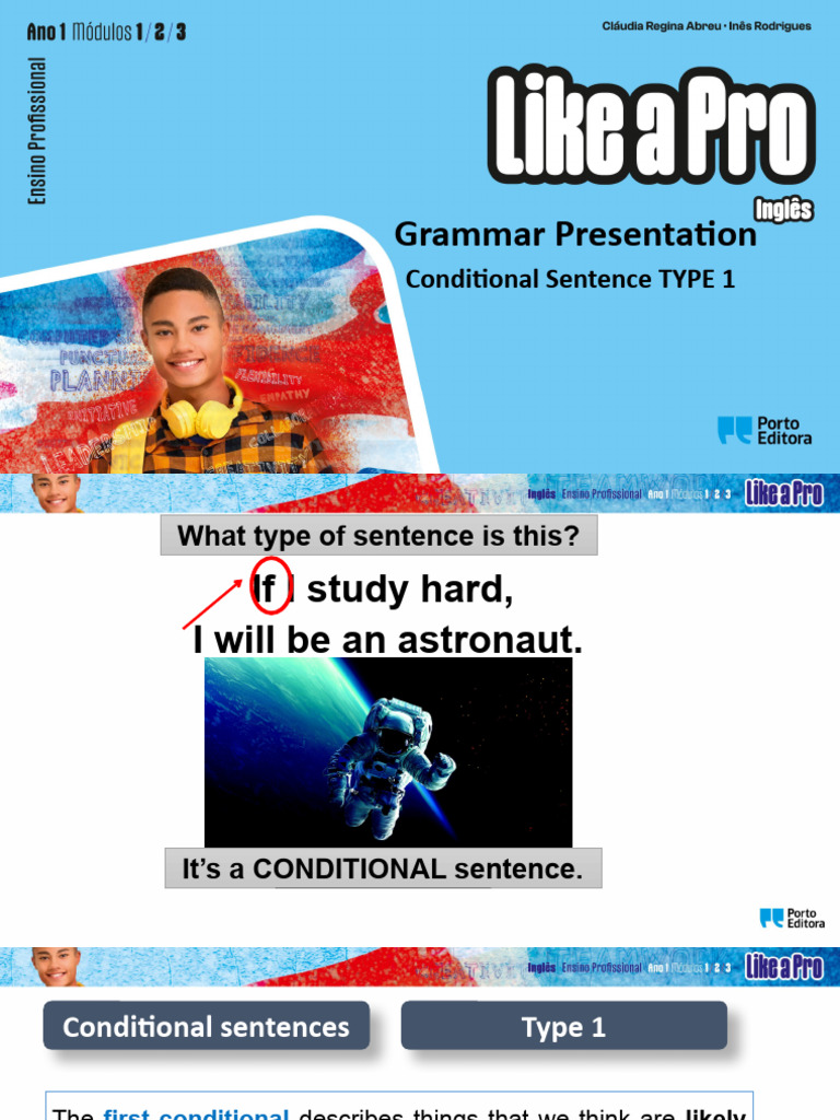 Gramática Conditional Type1 | PDF | Syntax | Language Mechanics