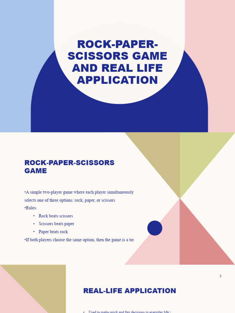 Rock-paper-scissors game | PDF
