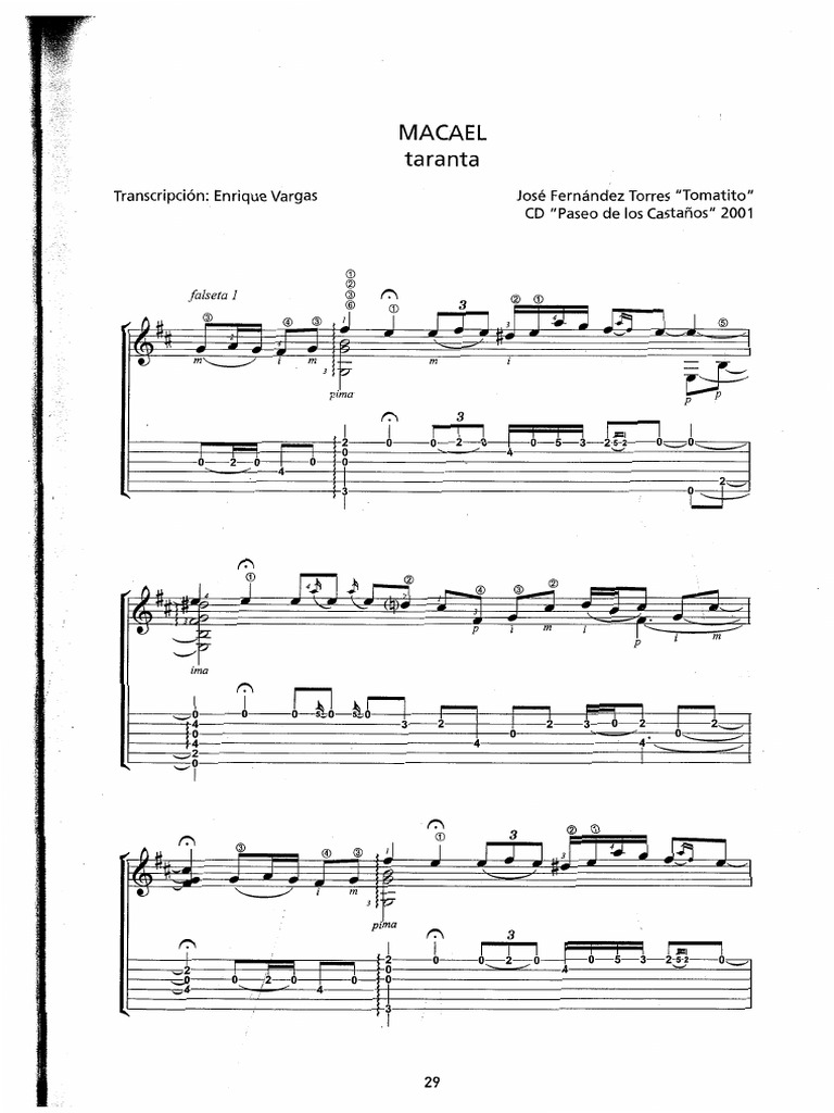 Macael Taranta Tomatito | PDF