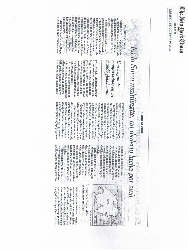 Romanche y Ladino | PDF