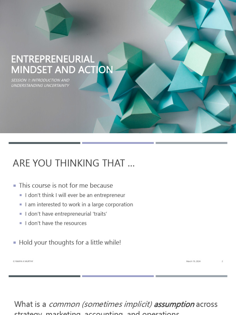 Session 1 - Introduction and Uncertainty (16 Files Merged) | PDF ...