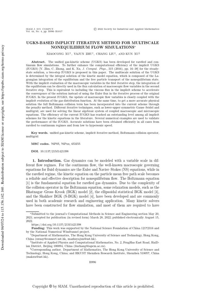 © by SIAM. Unauthorized Reproduction of This Article Is Prohibited ...