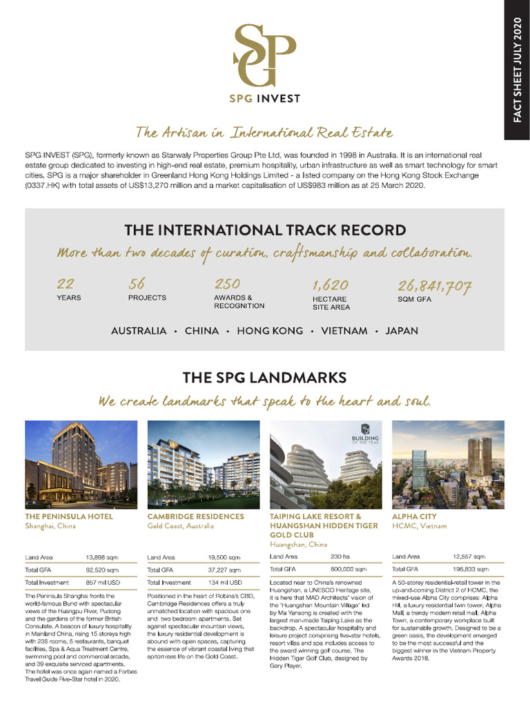 SPG Fact Sheet | PDF