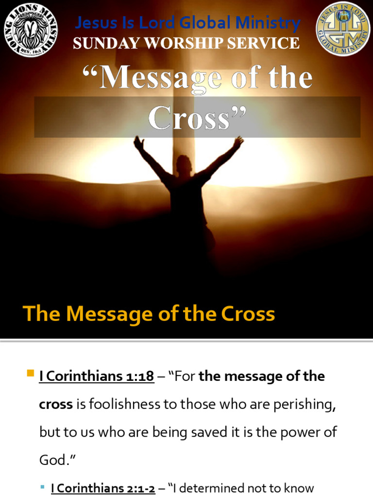 Sunday Sermon The Message Of The Cross Download Free Pdf