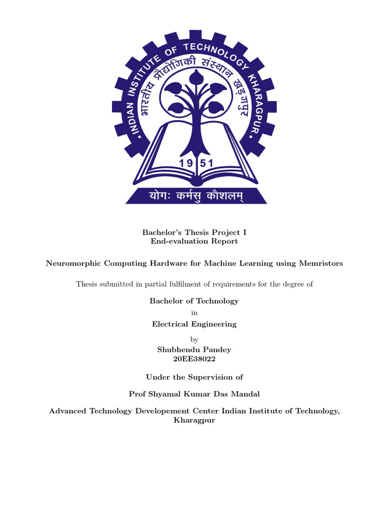 20EE38022 BTP Report-2-1 | PDF | Computer Data Storage | Electronics