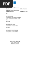 CERTIFICADO MÉDICO Ley Dominga | PDF