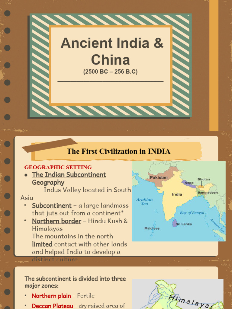 Ancient India and China (2500 B.C - 256 B.C) | PDF | Brahman ...