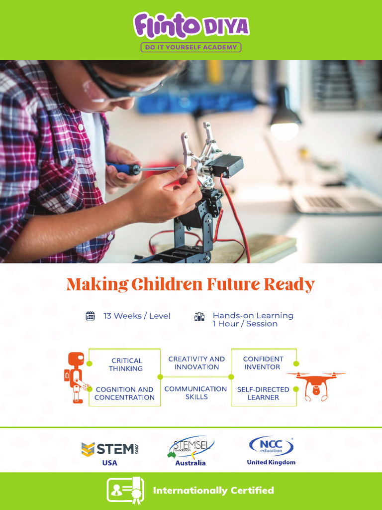 FlintoDIYA Robotics Brochure | PDF