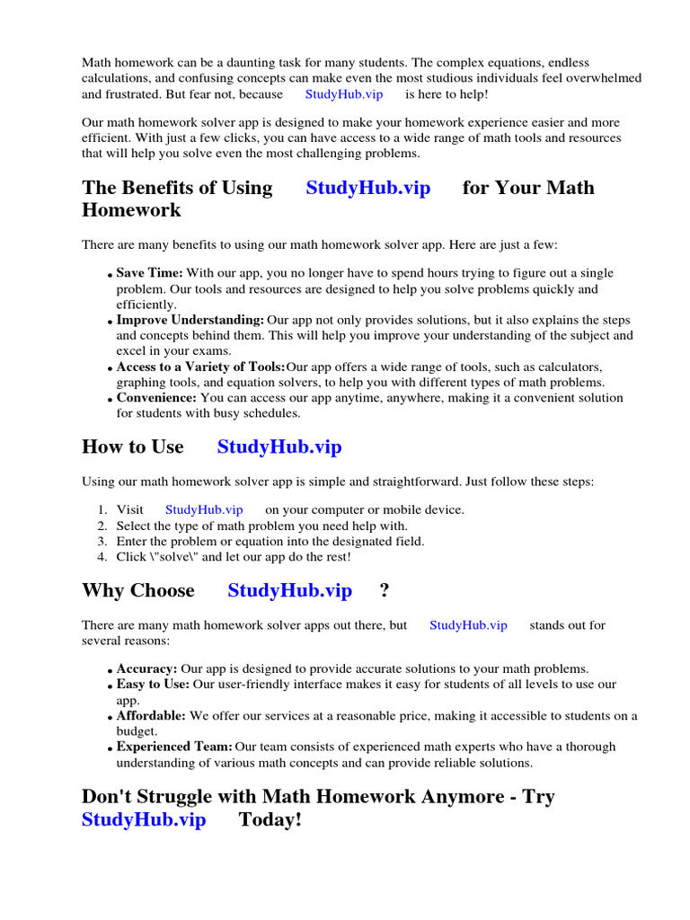 Math Homework Solver App | PDF | Mathematics | Equations